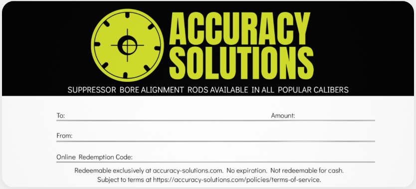 Accuracy Solutions Gift Certificate – Accuracy-Solutions